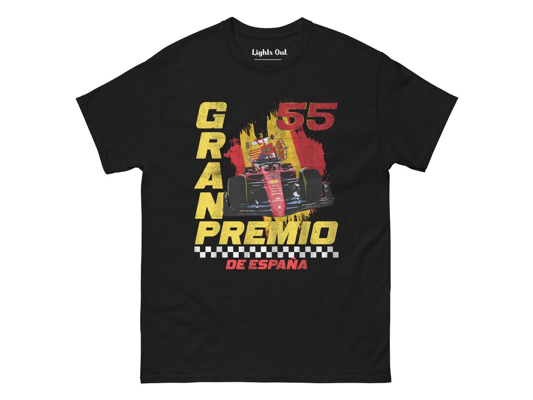 Carlos Sainz Spanish Grand Prix T-shirt, Racing Shirt, Car Shirt, Race ...