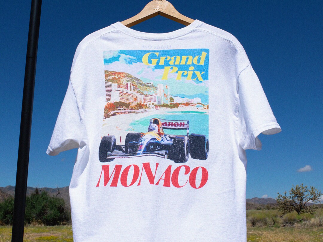 Vintage Monaco Grand Prix T-shirt, Monaco Shirt, Racing Shirt, Car ...