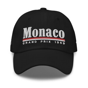 Monaco Grand Prix 1989 Hat, Monaco Hat, F1 Hat, Formula 1 Hat, Monaco ...