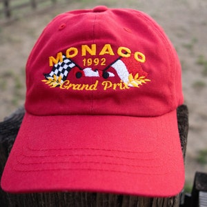 Monaco Grand Prix Dad Hat, Monaco Hat, Racing Hat, Race Car Hat ...