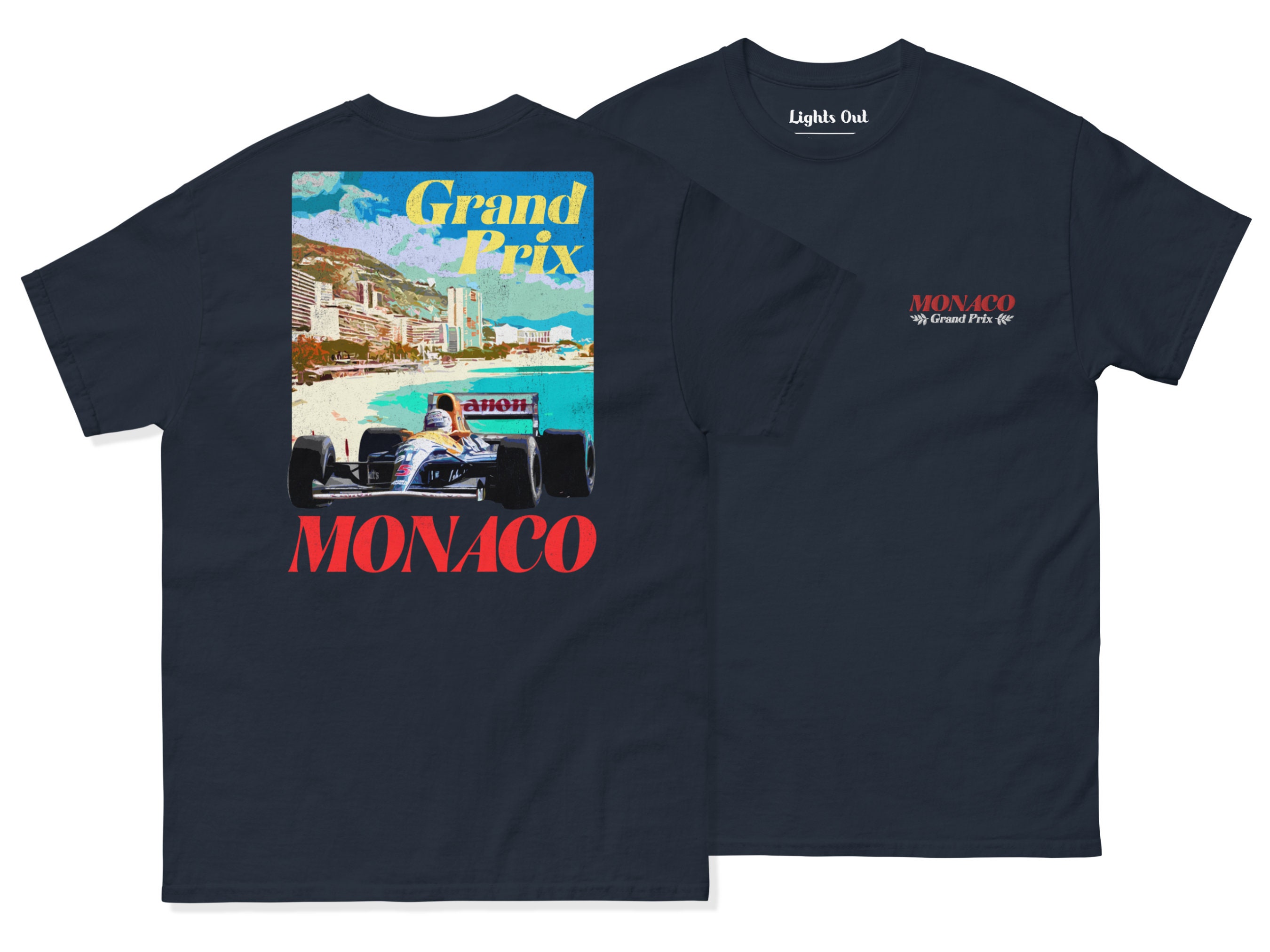 Vintage Monaco Grand Prix T-shirt Racing Shirt Car Shirt - Etsy
