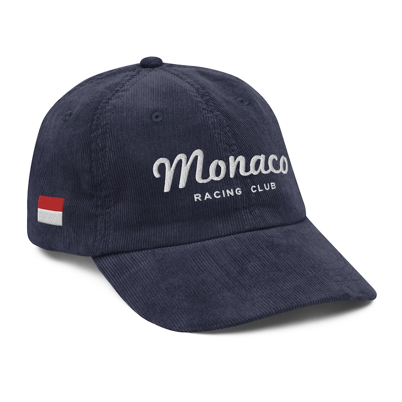 Monaco Racing Club Corduroy Hat, Monaco Grand Prix, Monaco Hat - Etsy