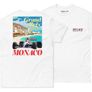 Vintage Monaco Grand Prix T-shirt, Monaco Shirt, Racing Shirt, Car ...