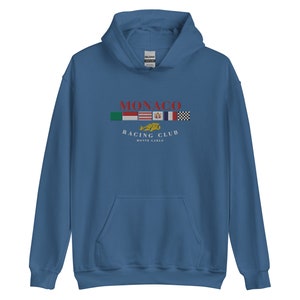 Monaco Racing Club Monte Carlo Hoodie, Monaco Sweatshirt, Monaco Hoodie ...