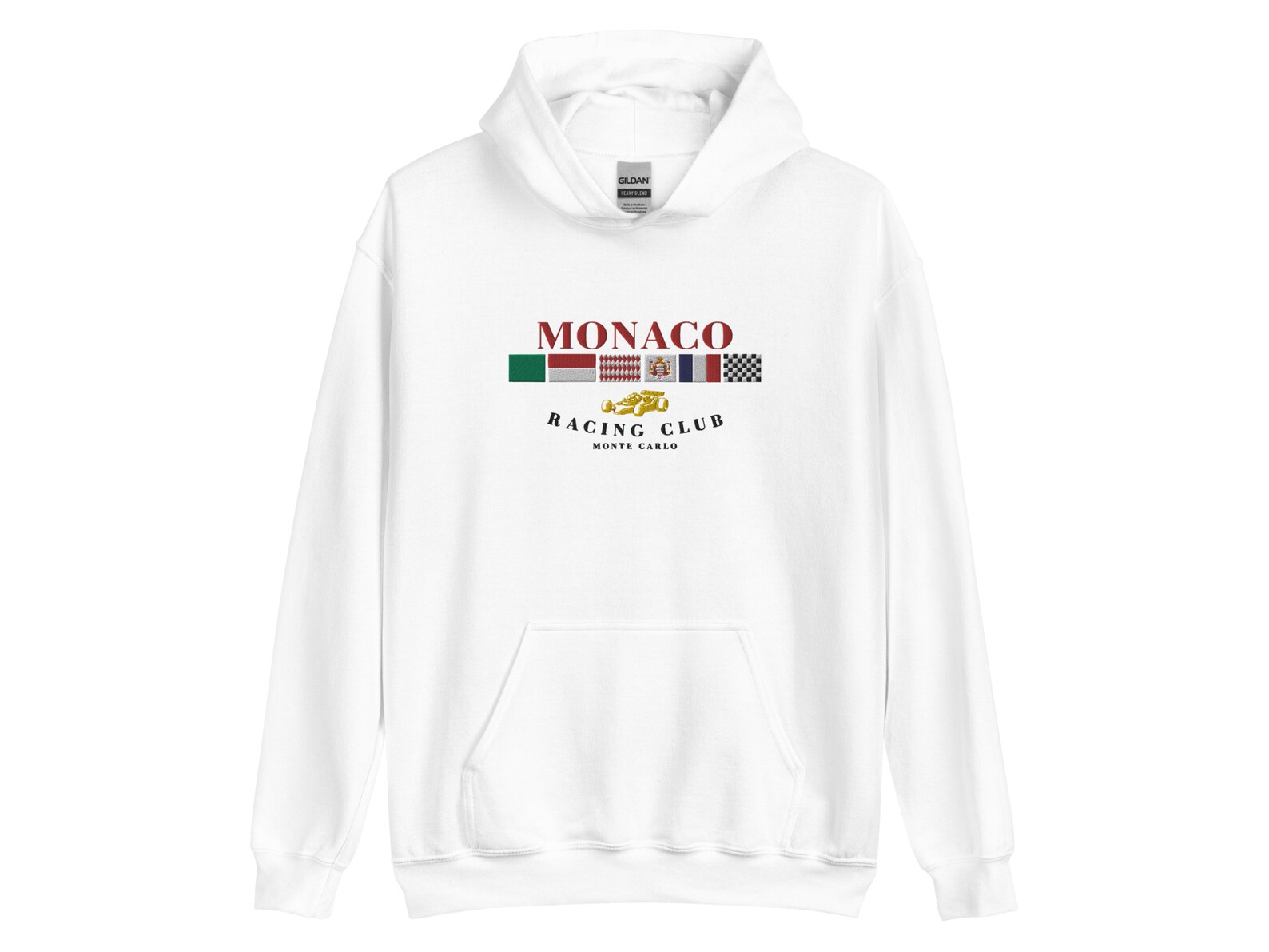 Monaco Racing Club Monte Carlo Hoodie, Monaco Hoodie, Monaco Sweatshirt ...