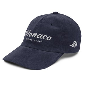 Monaco Racing Club Corduroy Hat, Monaco Grand Prix, Monaco Hat - Etsy