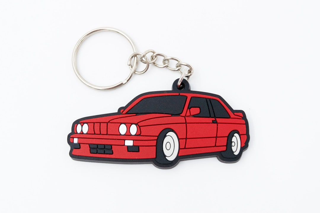 BMW E30 Keychain, BMW Keychain, Car Keychain, Race Car, BMW, Motorsport ...