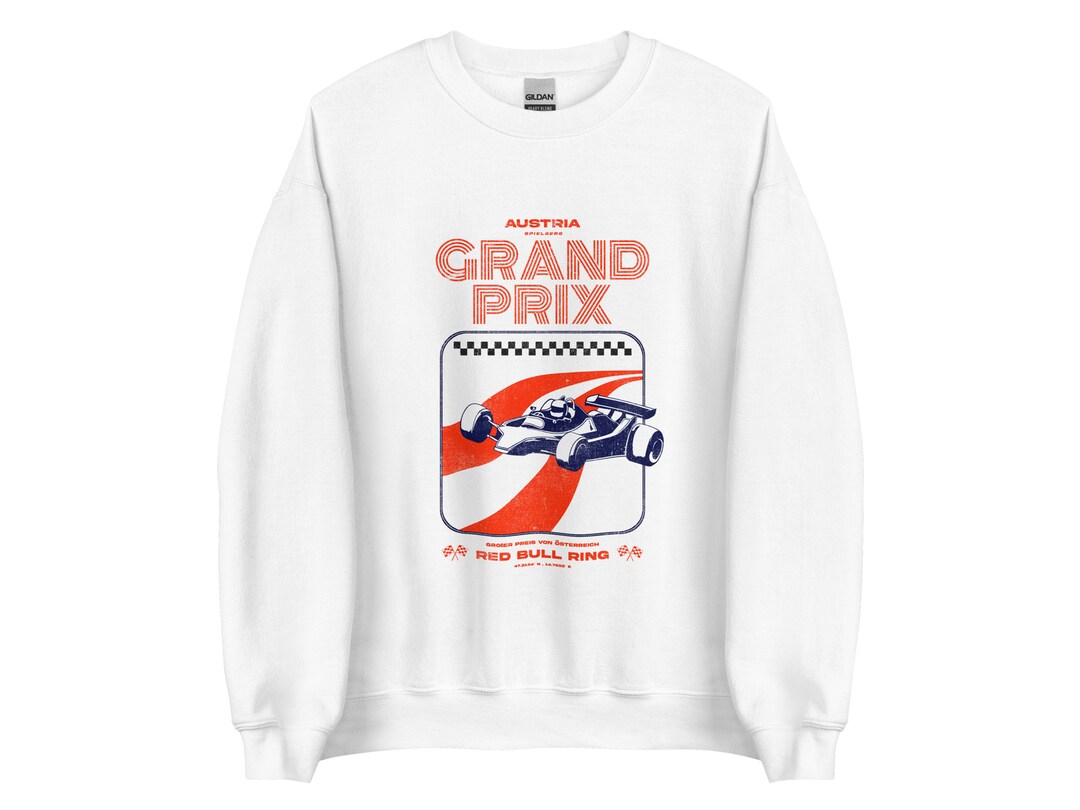 Vintage Austria Grand Prix Sweatshirt, Racing Sweatshirt, Race Car ...