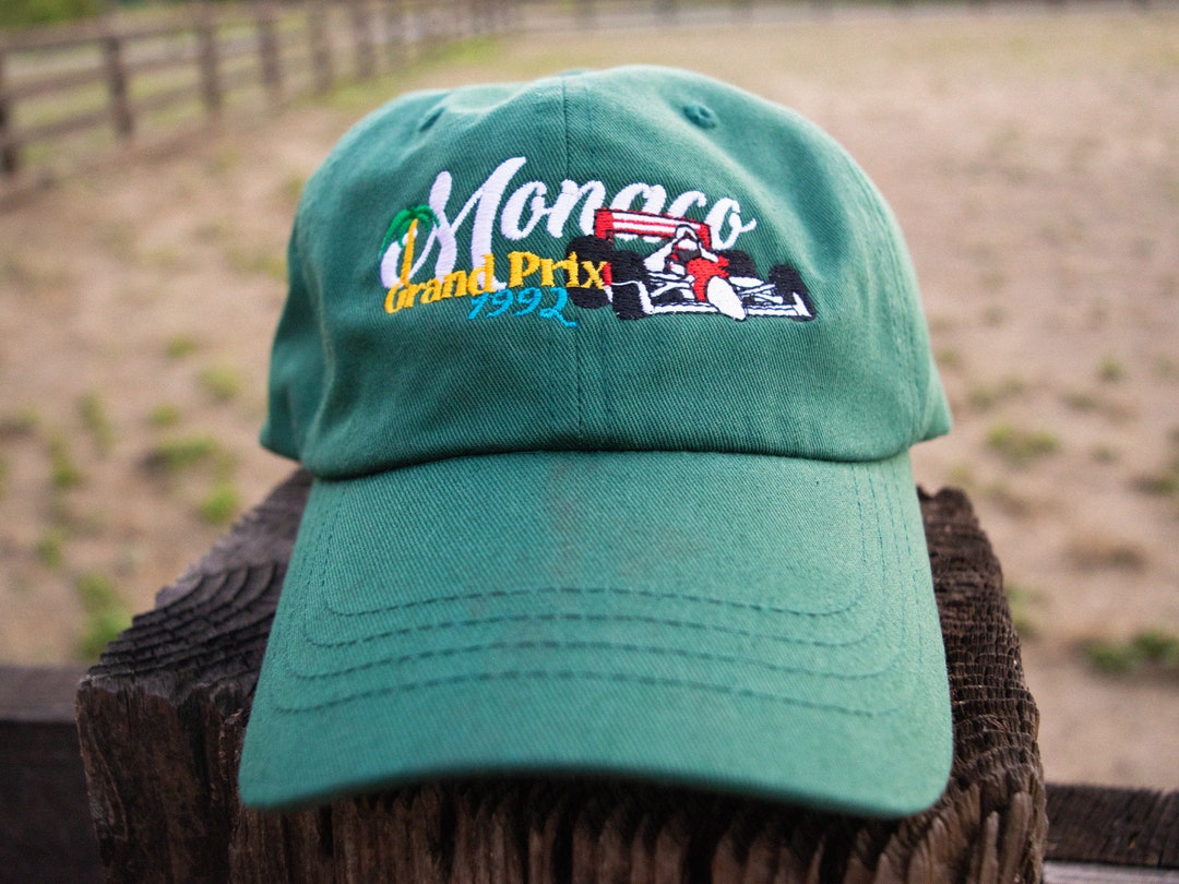 Monaco Grand Prix 1992 Dad Hat, Monaco Hat, Racing Hat, Race Car Hat ...
