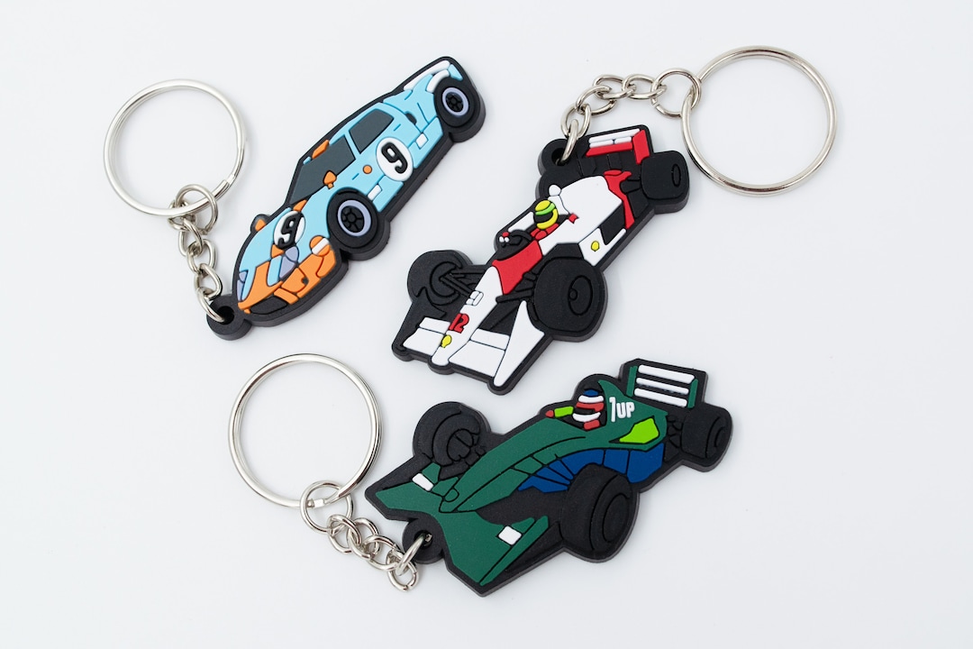 Vintage Race Car Keychains (3 Pack), Mclaren, Ford, Formula 1, F1 ...