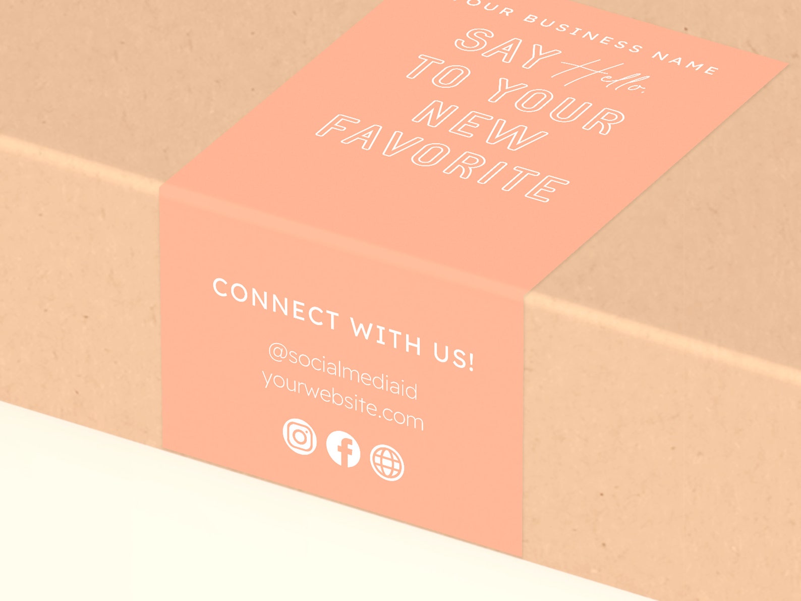 Editable Box Label Template Canva | Shipping Box Label | Printable ...