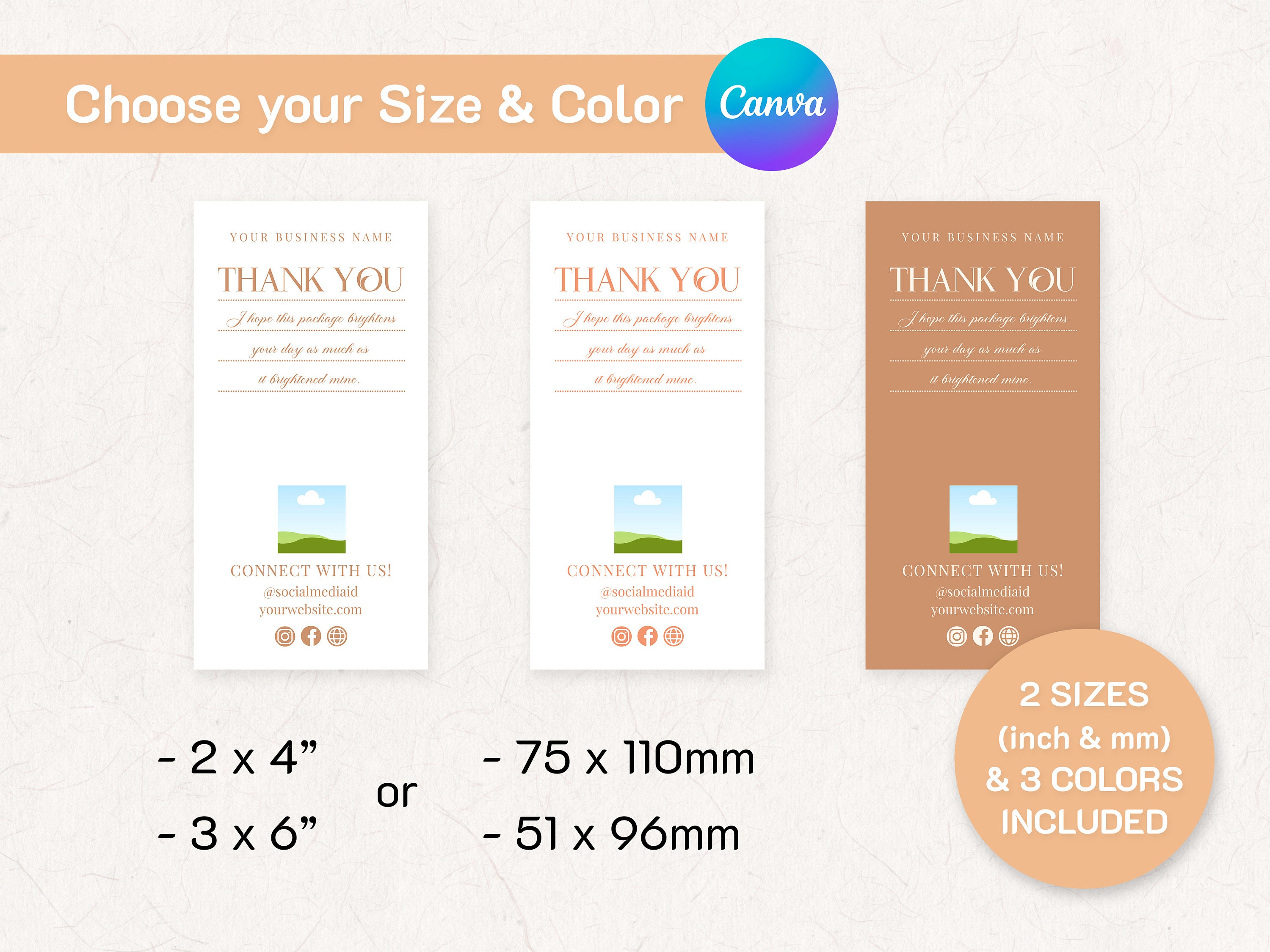 QR Code Box Label Template Canva Custom Packaging Box Seal Shipping ...