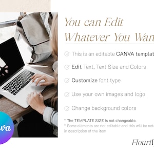 Cookie Box Label Template Canva | Order Packaging Seal Sticker ...