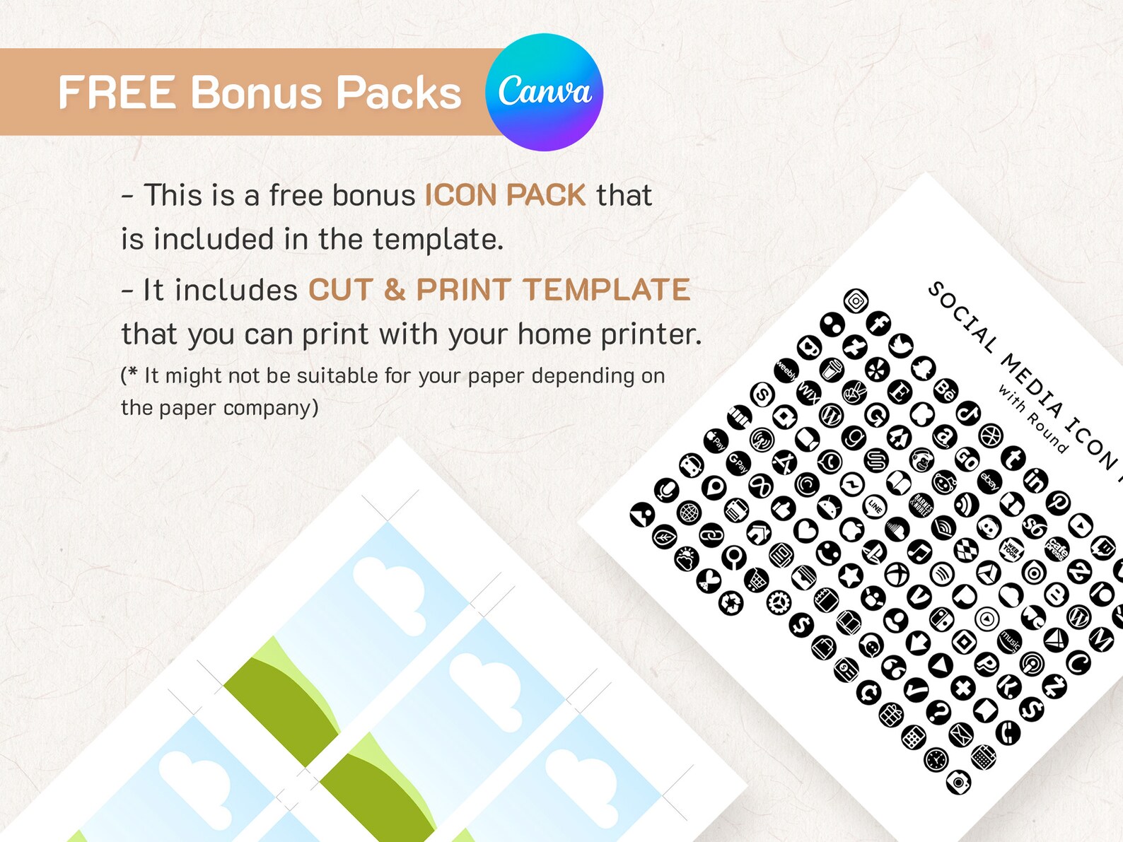 Personalised Box Seal Sticker Template Canva | Parcel Box Label | Order ...