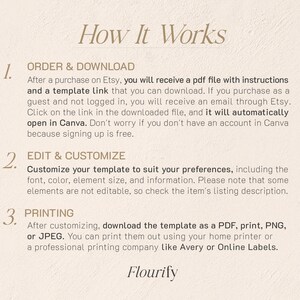 Pink Shipping Box Label Template Canva | BOHO Order Packaging Seal ...