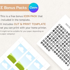 Cookie Box Label Template Canva | Order Packaging Seal Sticker ...