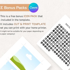 Carton Box Label Template Canva | Order Packaging Sticker | Editable ...