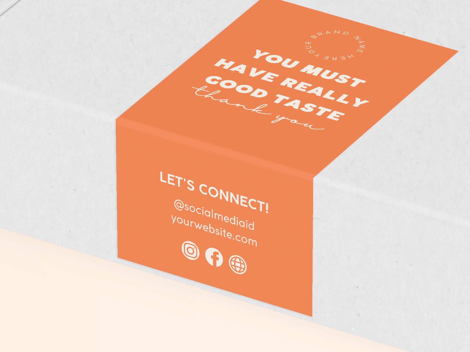 Packaging Box Label Template Canva | Shipping Label | Printable Order ...