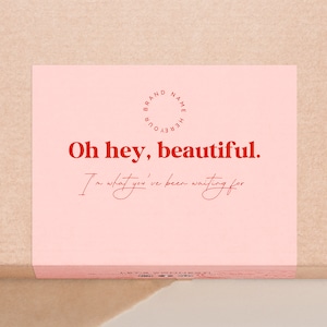 Carton Box Label Template Canva | Order Packaging Sticker | Editable ...