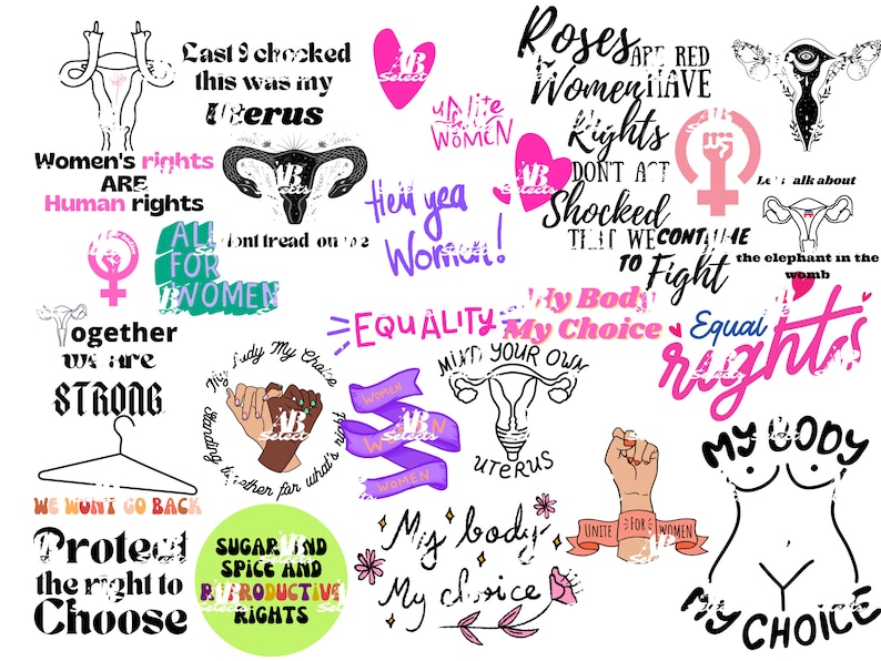 Pro Choice SVG Design, Pro Roe Svg, Reproductive Rights SVG, Women's ...