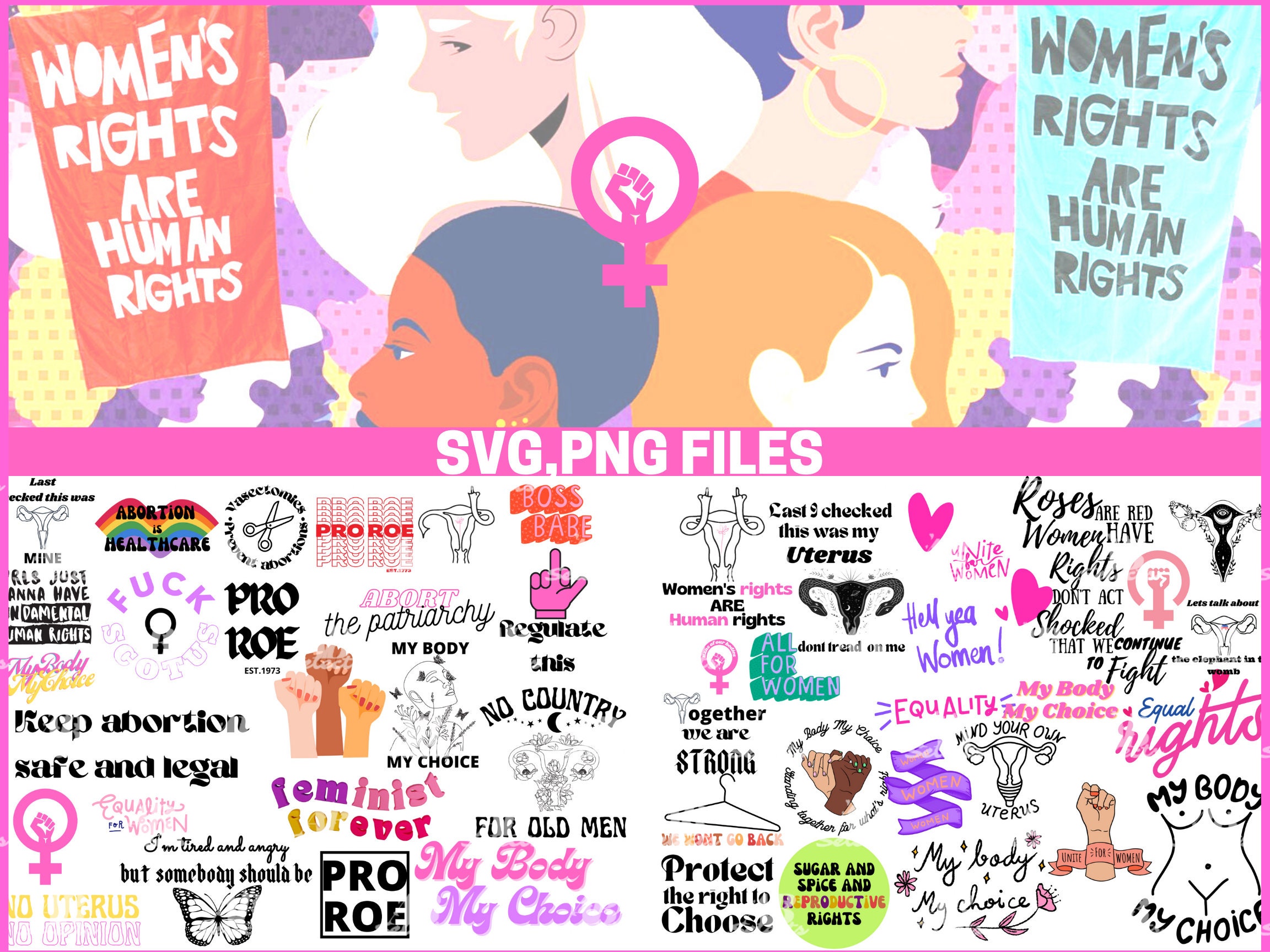 Pro Choice SVG Design, Pro Roe Svg, Reproductive Rights SVG, Women's ...