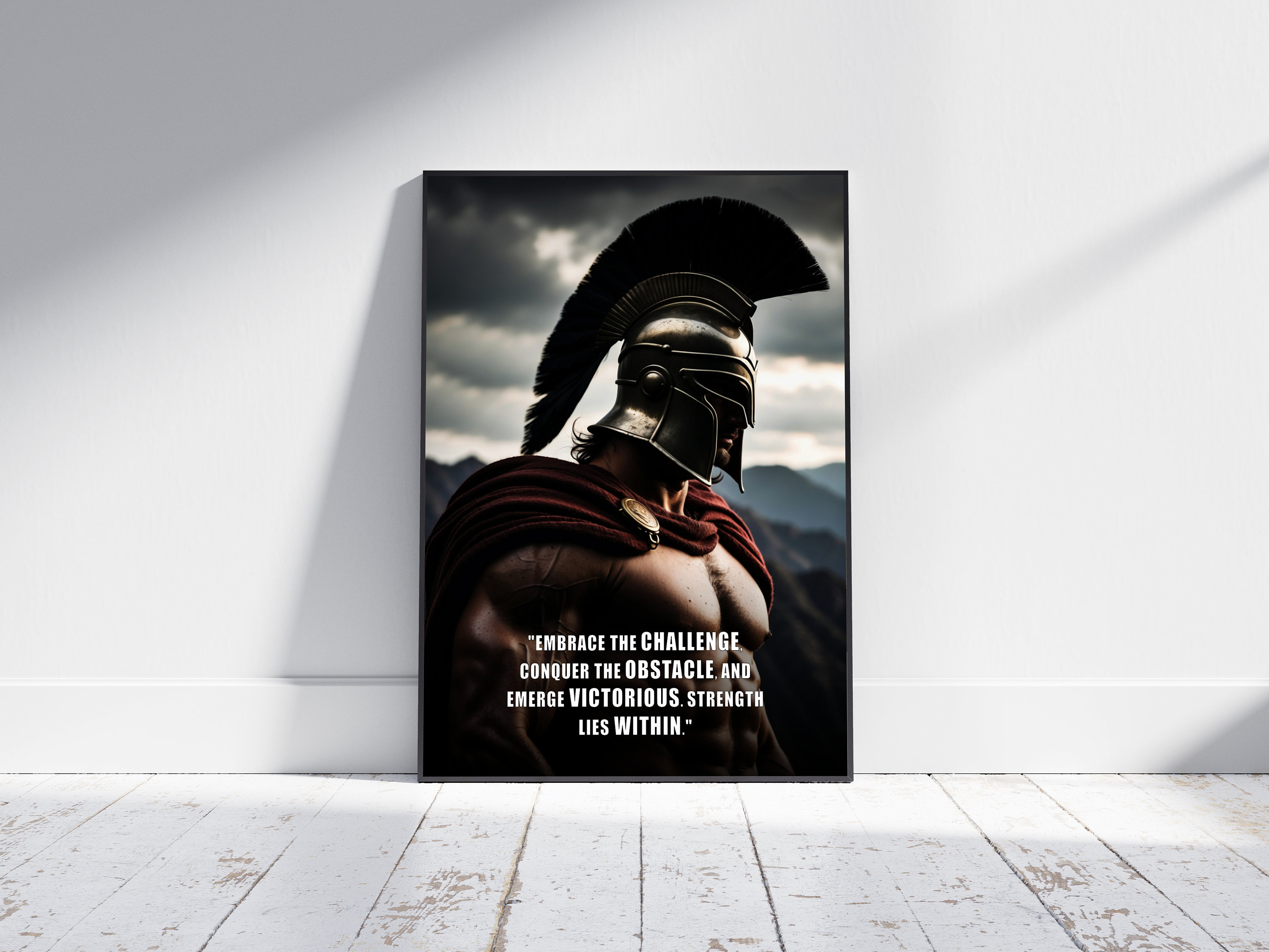 Premium Framed Motivational Poster, Canvas Wall Art, Motivational Quote ...