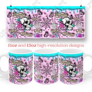 3D Kinda Emotional Kinda Emotionless Inflated Mug Wrap Sublimation ...