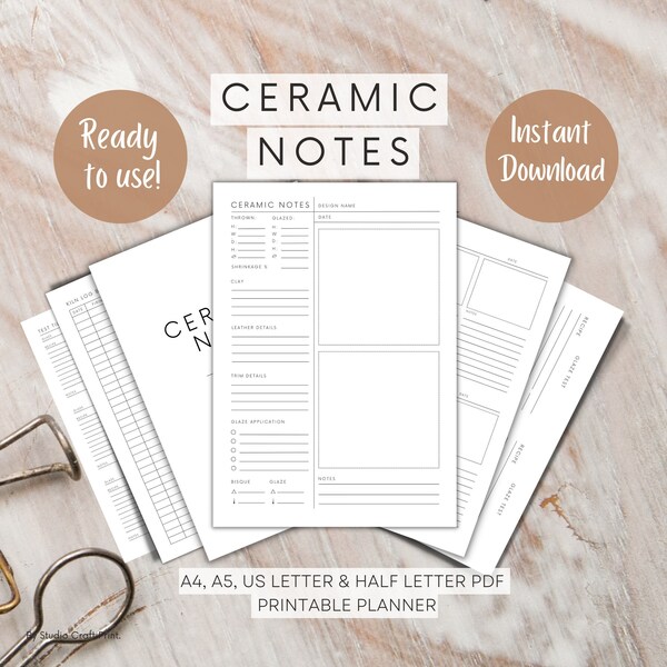 Potter Template Pottery - Etsy