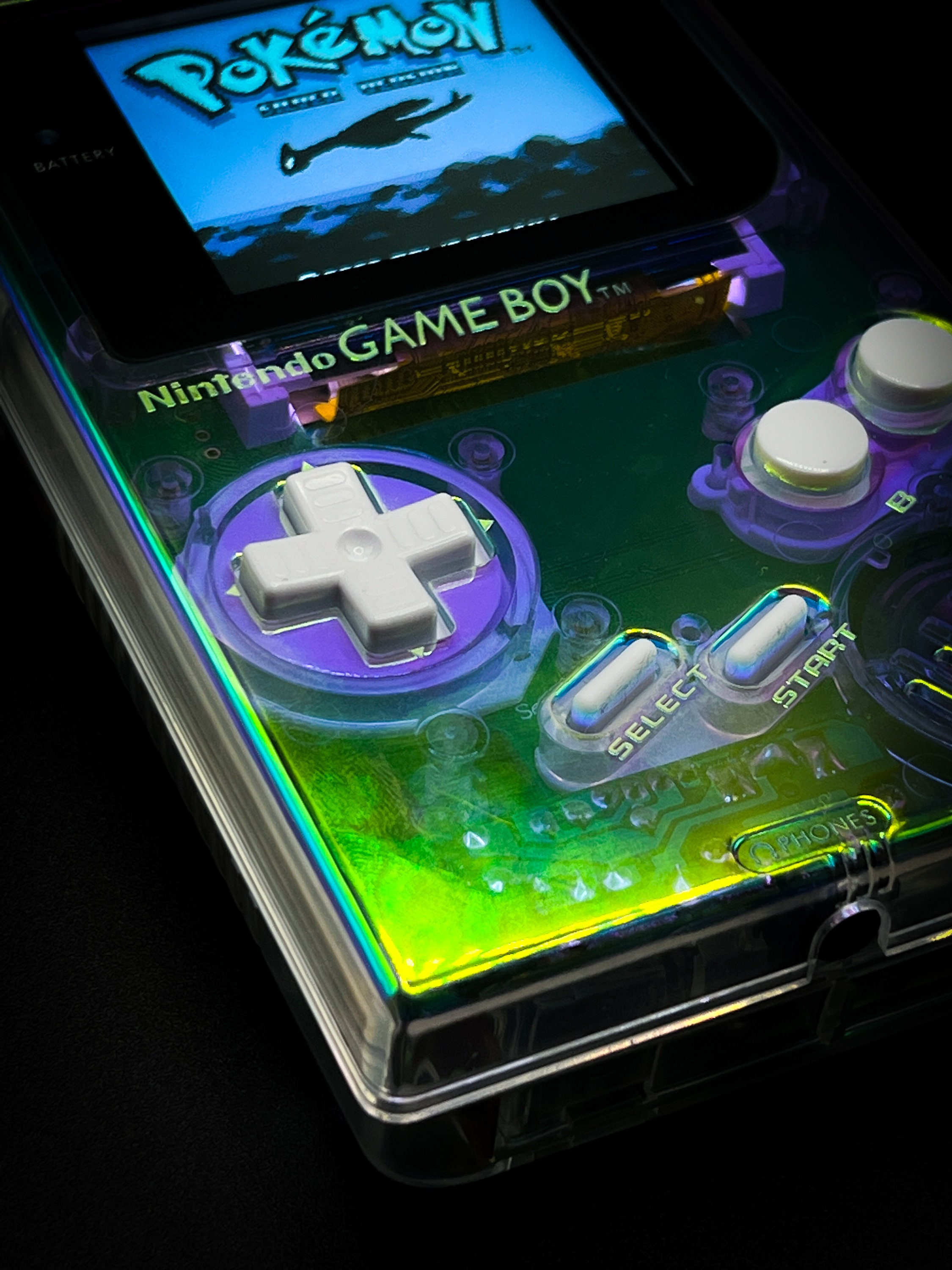 Custom Gameboy DMG With Aurora Shell Updated Screen New - Etsy