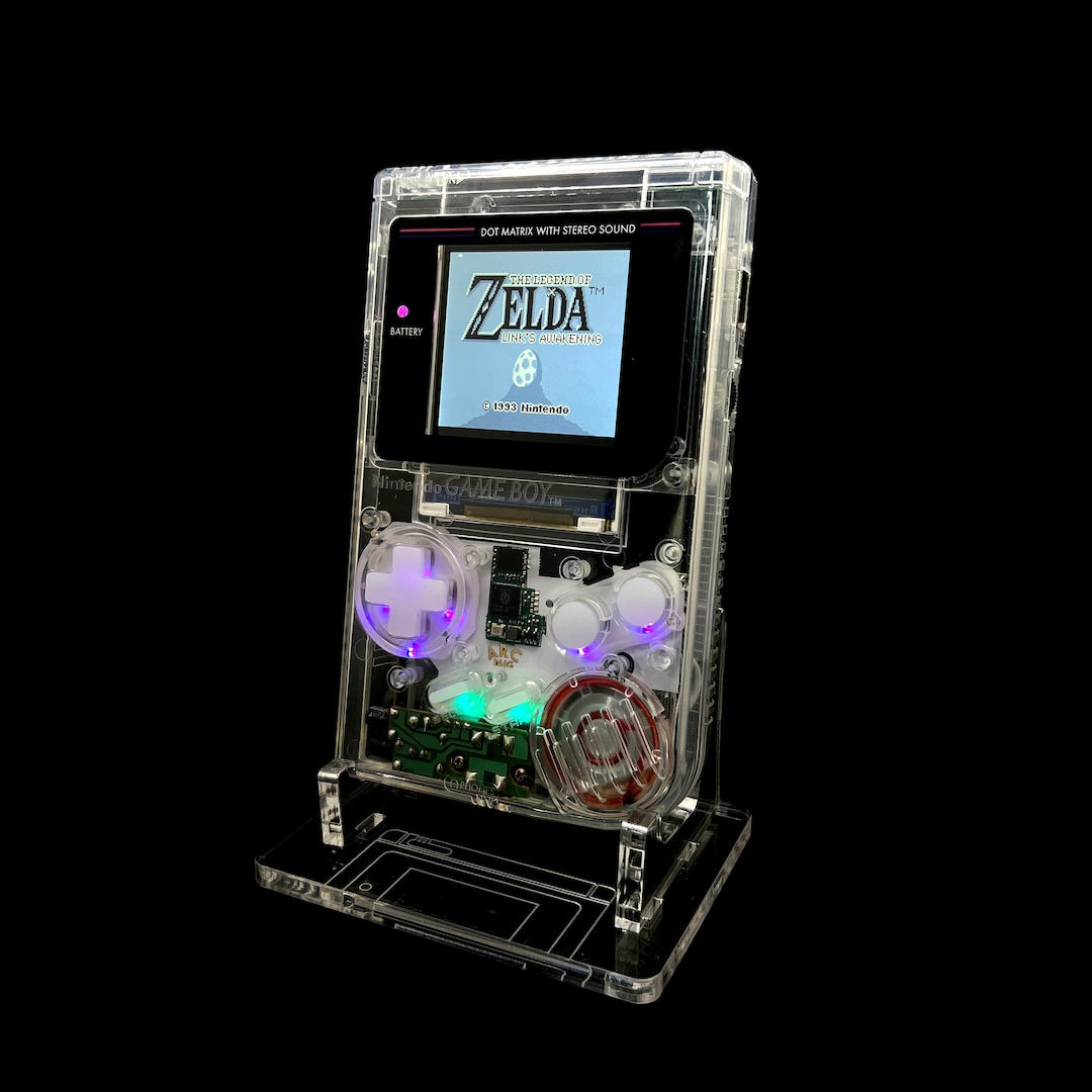 Custom Gameboy DMG With Updated Screen, Extra Loud, Multicolor Leds ...