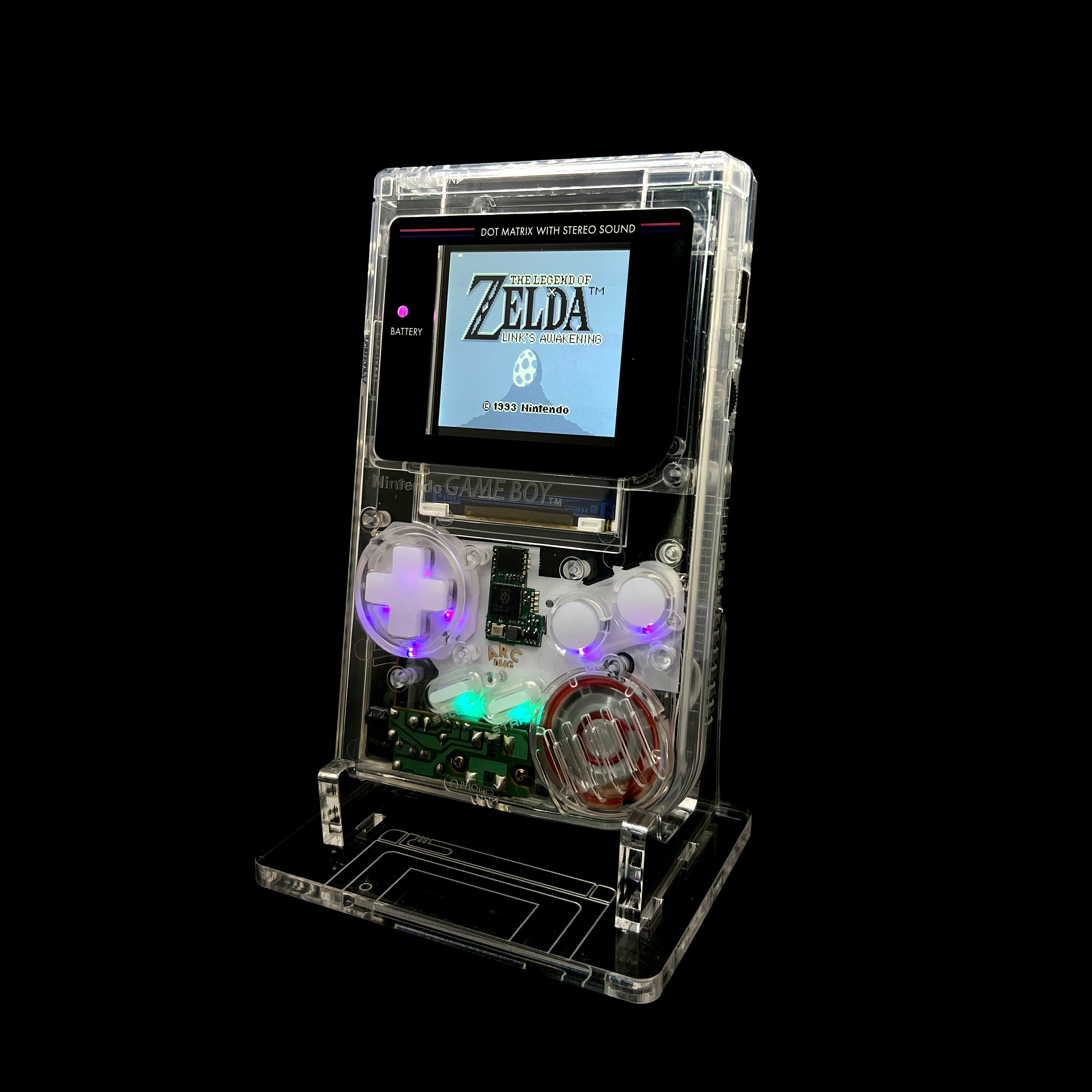 Custom Gameboy DMG With Updated Screen Extra Loud Multicolor - Etsy