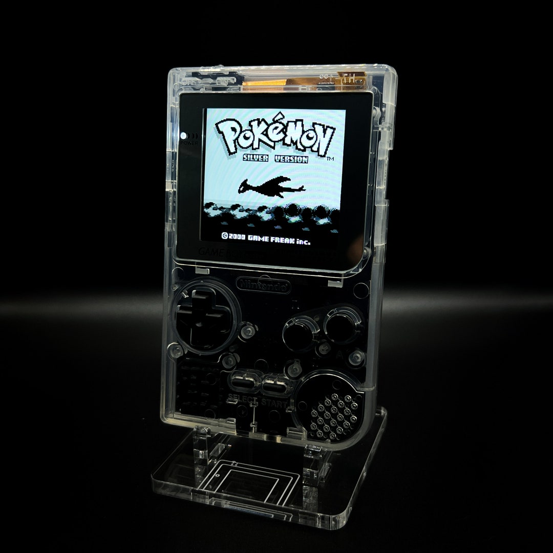 Custom Gameboy Pocket With Black Motherboard, Clear Shell, and New ...