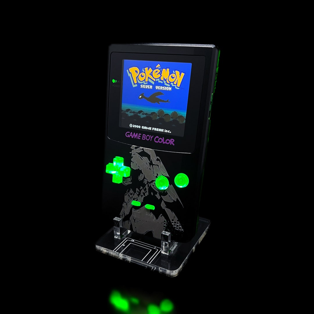 Custom Evangelion Unit 01 Metal Gameboy Color With New IPS Screen, LED ...