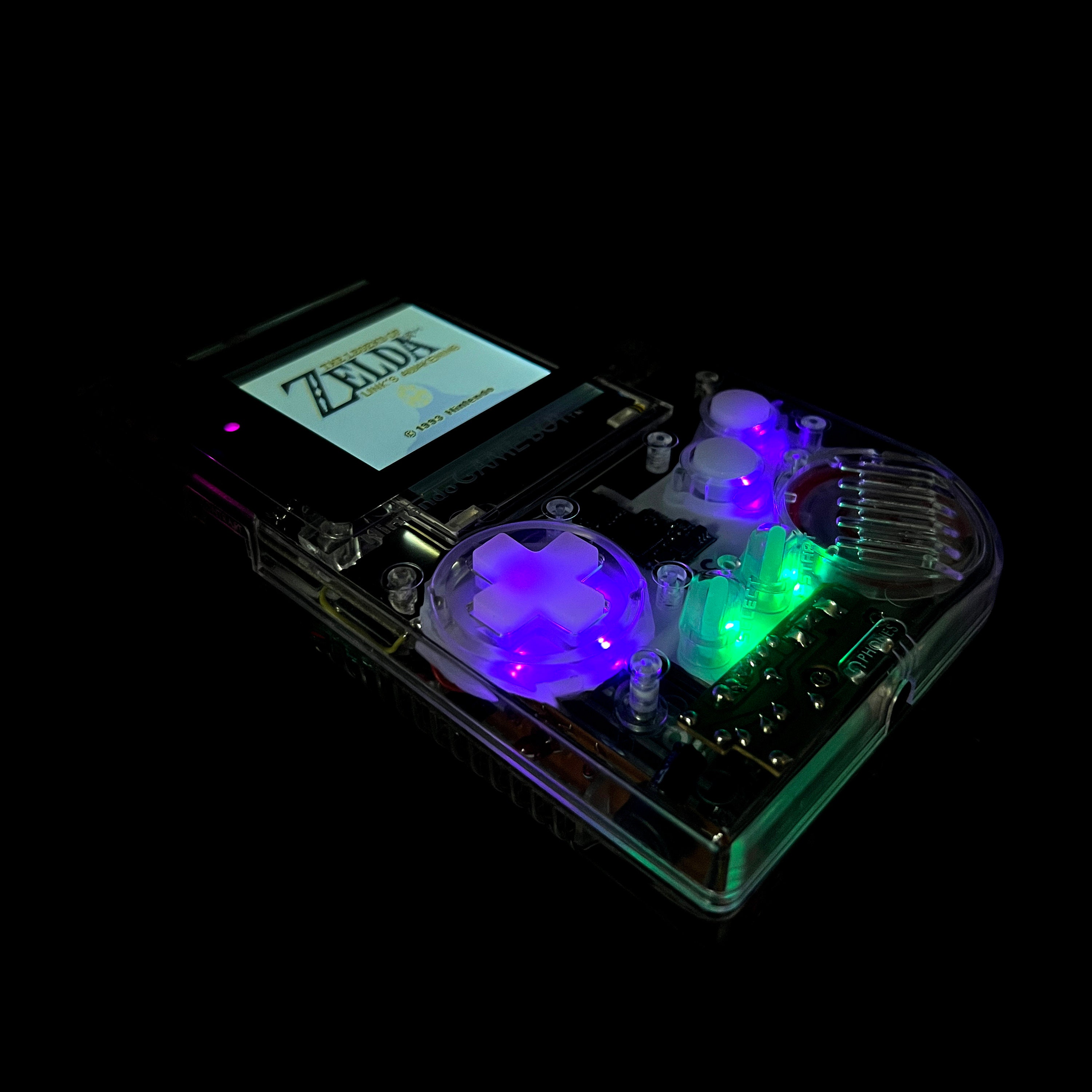 Custom Gameboy DMG With Updated Screen Extra Loud Multicolor - Etsy