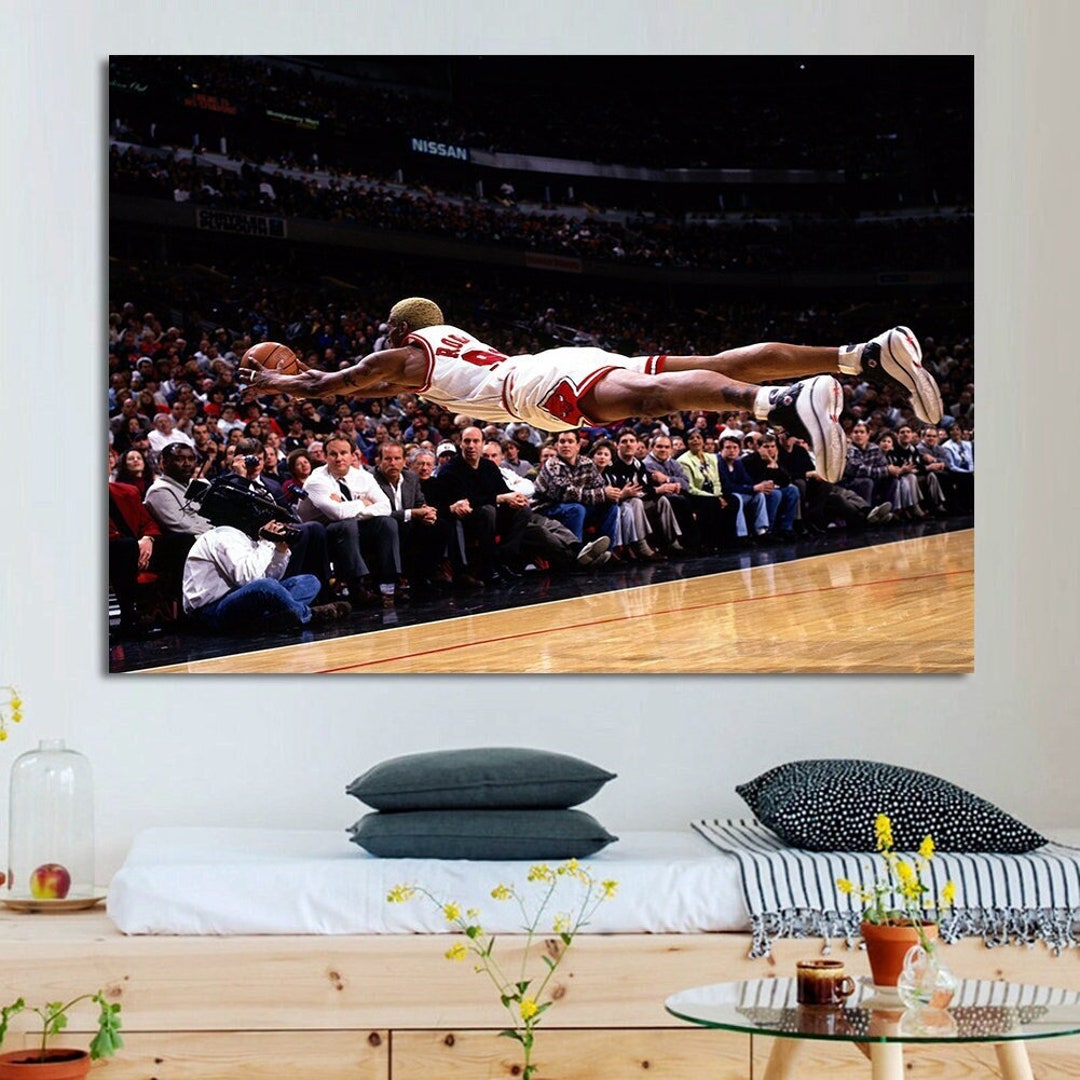 The King of Defense Dennis Rodman Poster NBA Fan Gift Dennis - Etsy