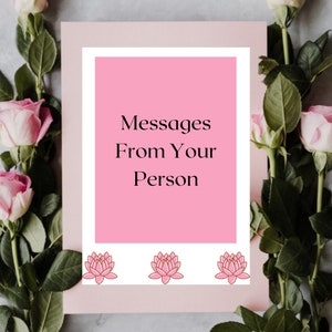 Messages From Your Person - Etsy