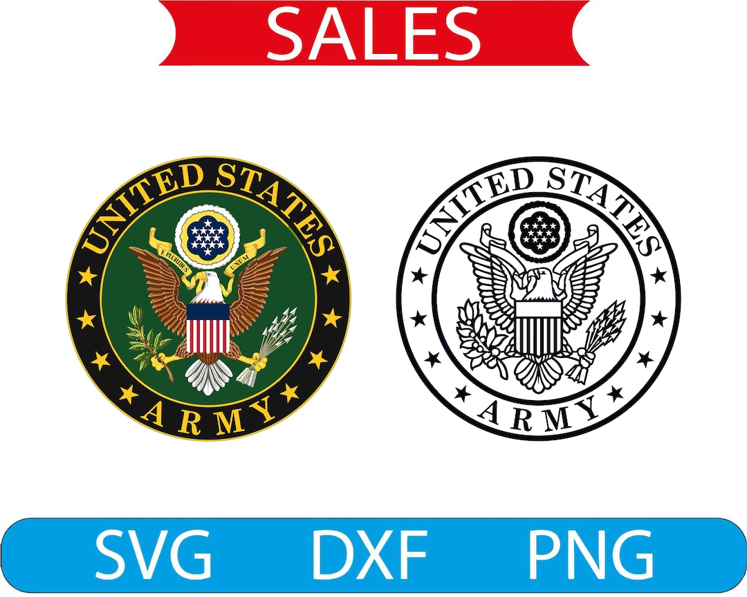 United States Army Seal Logo - SVG Digital File - Digital File ...