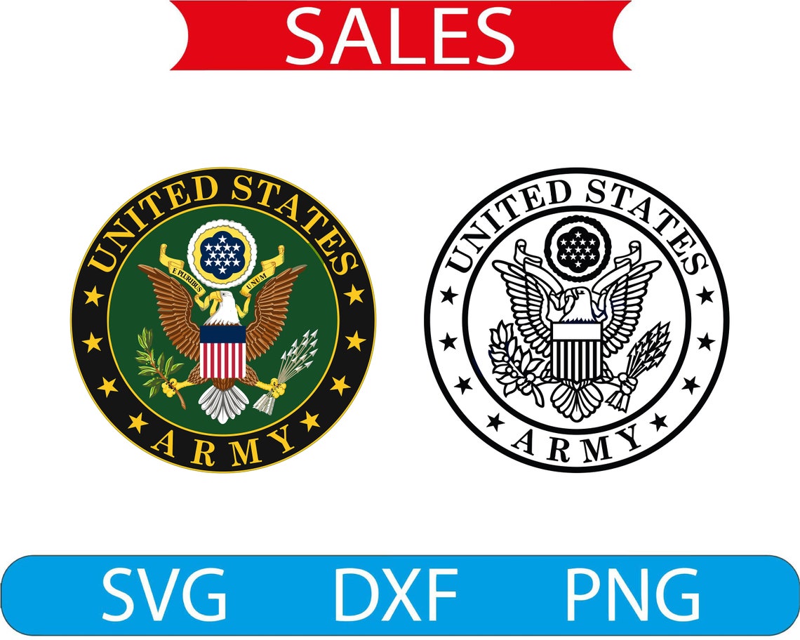 United States Army Seal Logo - SVG Digital File - Digital File ...