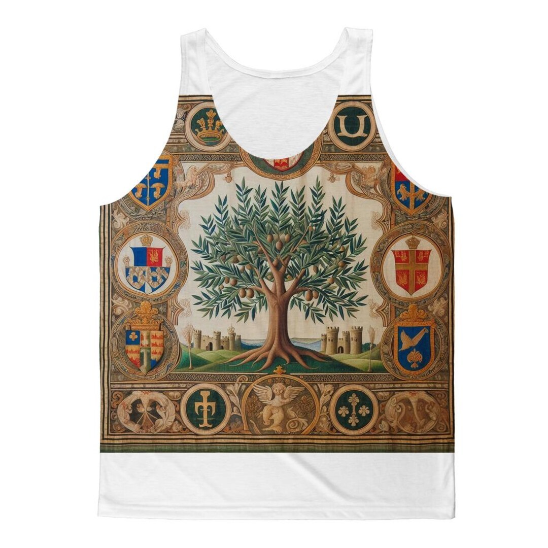 Medieval Olive-design Classic Sublimation Adult Tank Top - Etsy