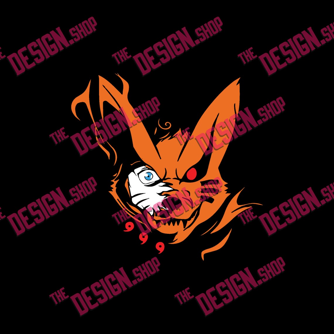 Hidden Village Tails Anime Layered Eps SVG PNG - Etsy