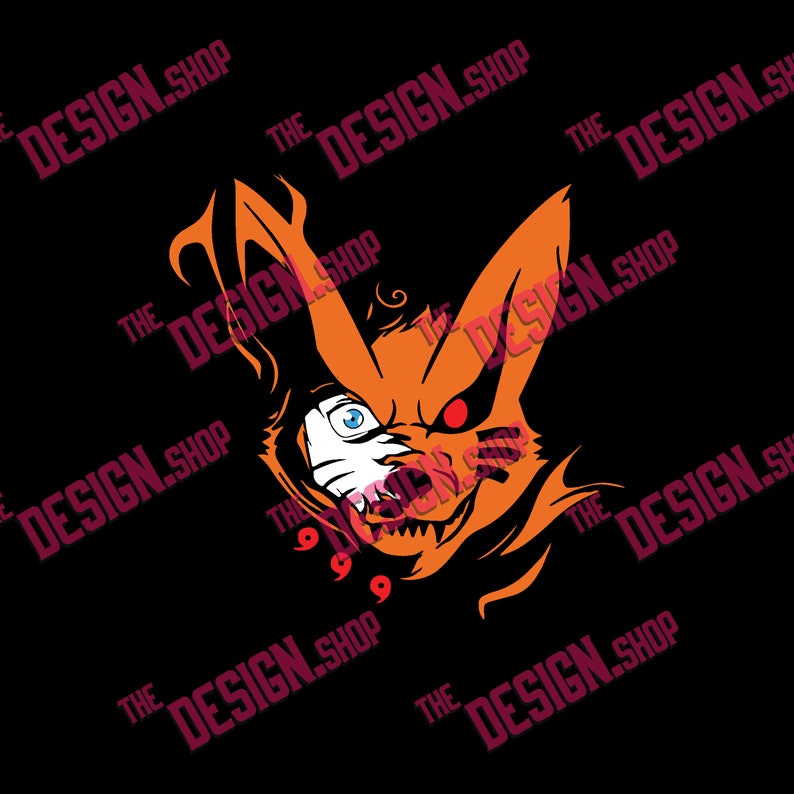 Hidden Village Tails Anime Layered Eps SVG PNG - Etsy