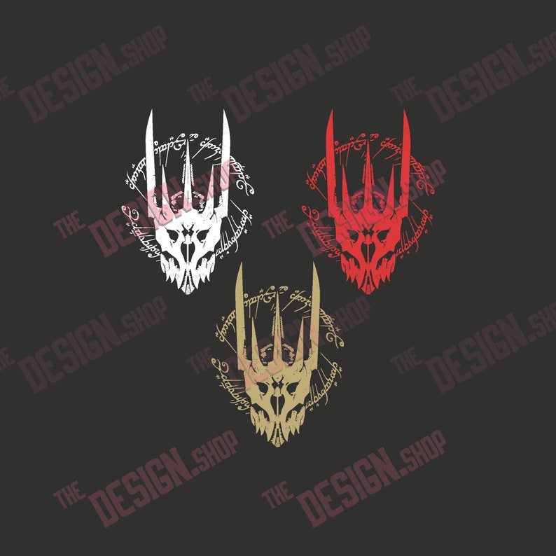 Lord Sauron Rings EPS, SVG, Pdf - Etsy