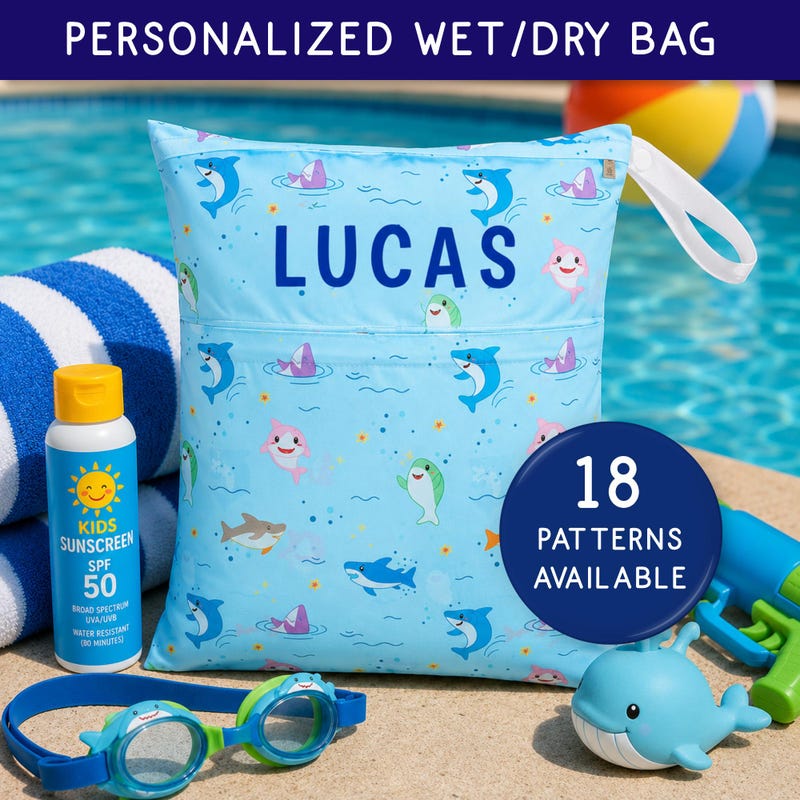 Custom Wet Bags for Swim - Etsy