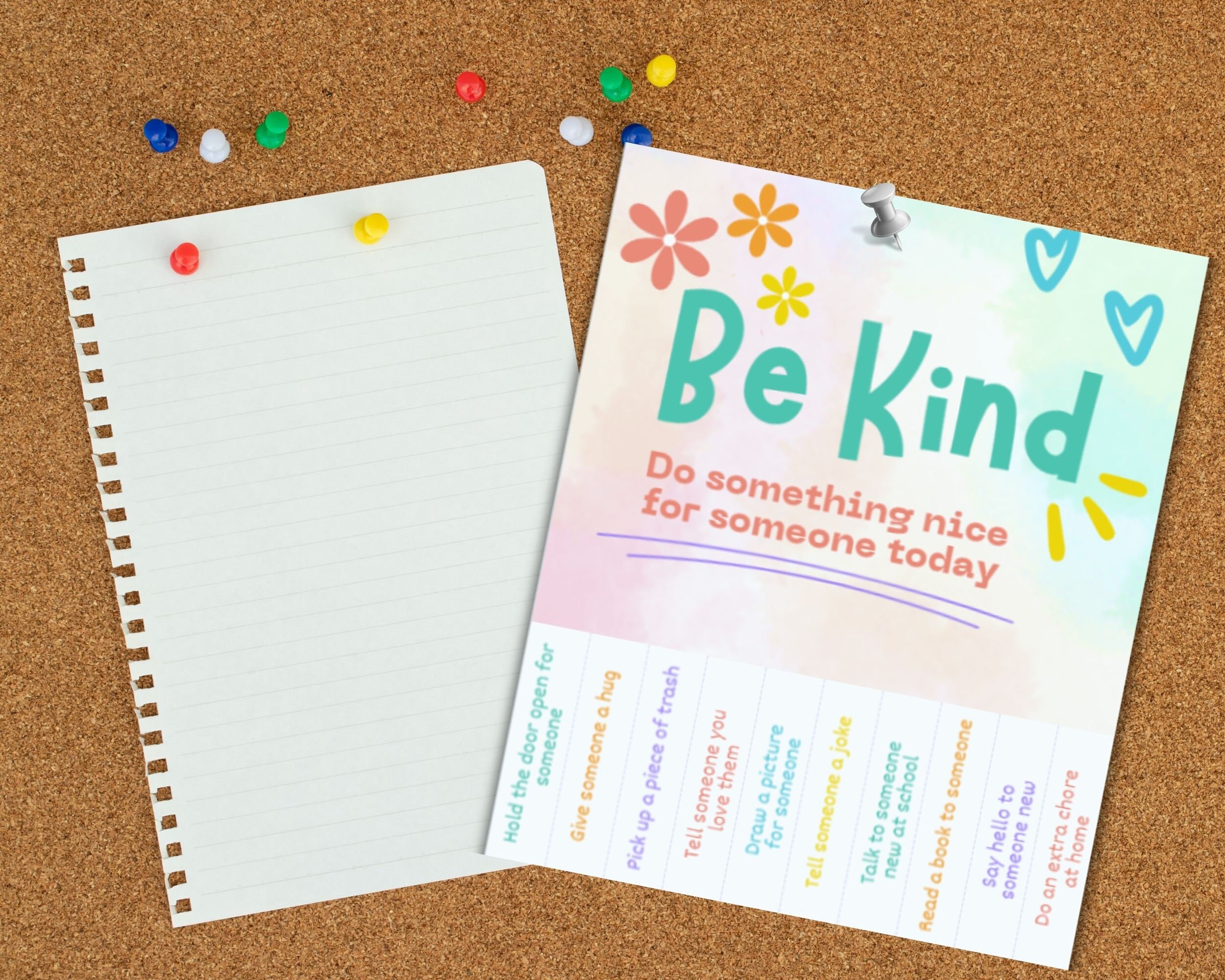 Kindness Tear-off Flyer: Printable Positive Affirmations for Kids (PDF ...