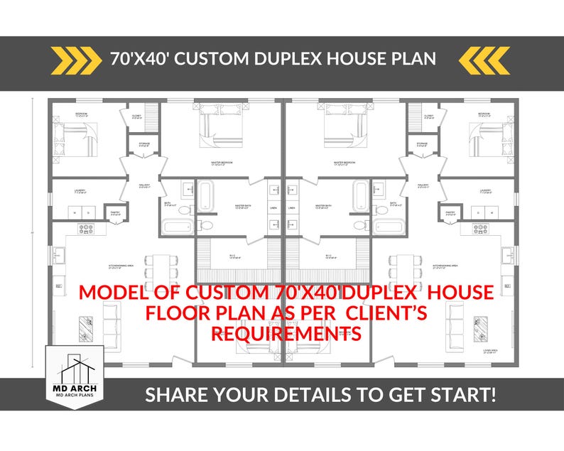Custom House Floor Plan Design, Architectural Floor Plan Drawings, Home ...