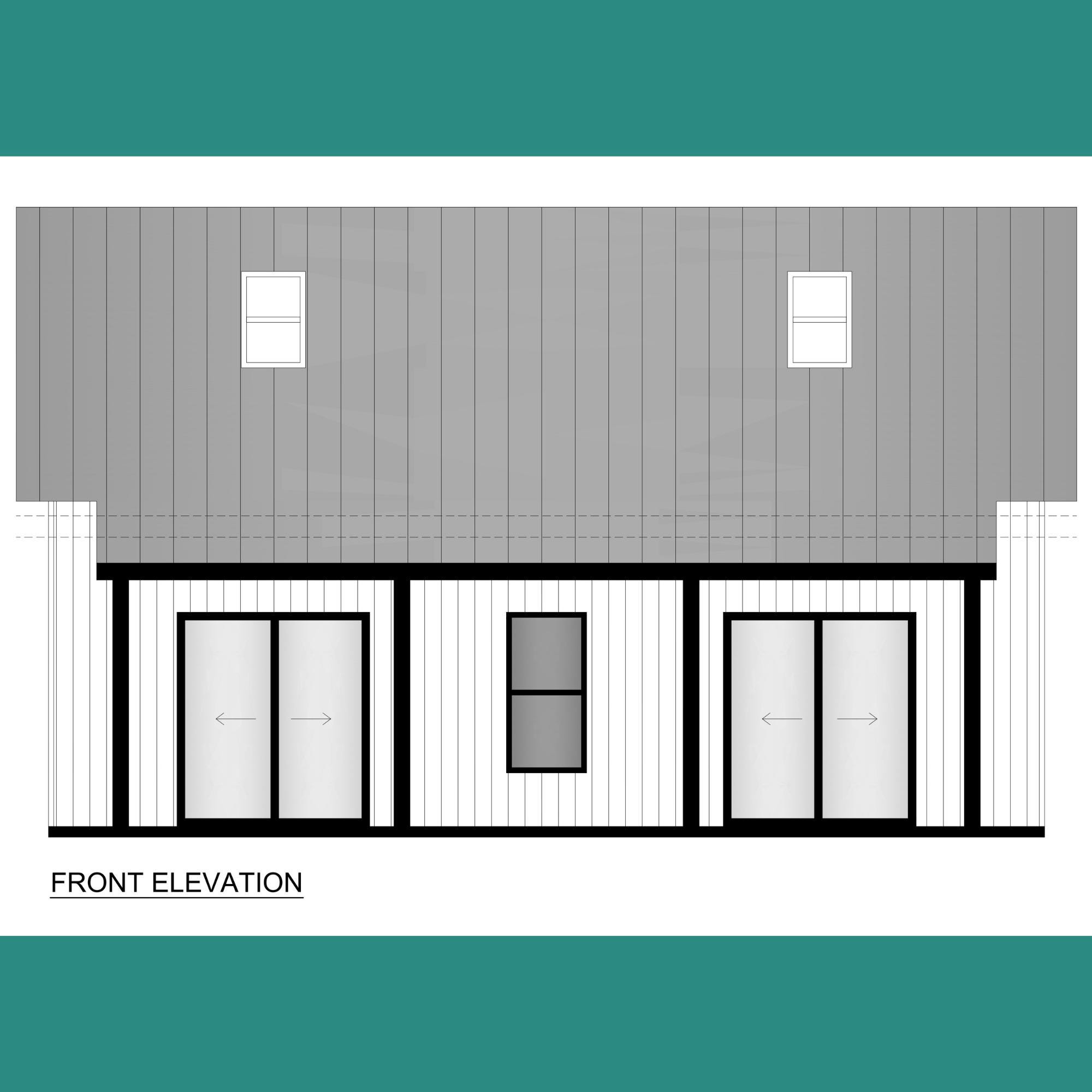 Cabin House Plans With Loft 31'x21' House Plan - 1 Bedroom Modern Tiny ...