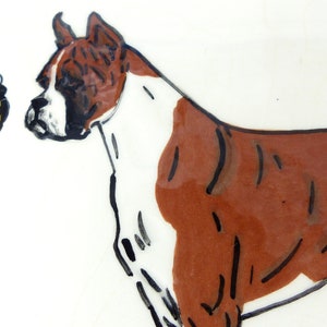 Rare Boxer Dog Breed Glazed Ceramic Trinket Jewelry Box With - Etsy