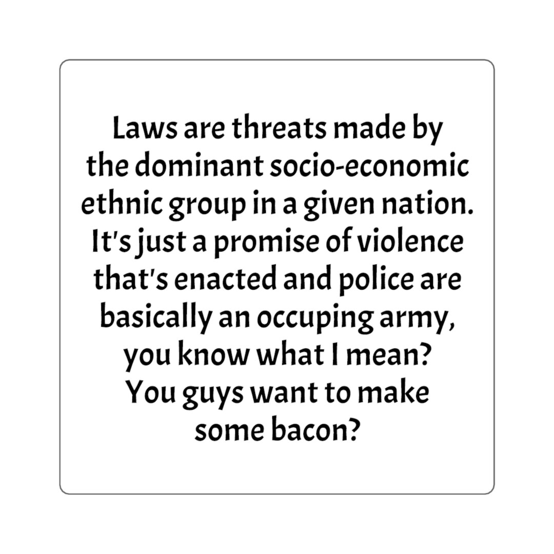 Laws Are Threats Made by the Dominant Socio-economic Group... - Etsy