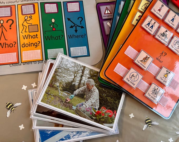 Colourful Semantics Sentence Builder- Levels 1-5. - Etsy UK