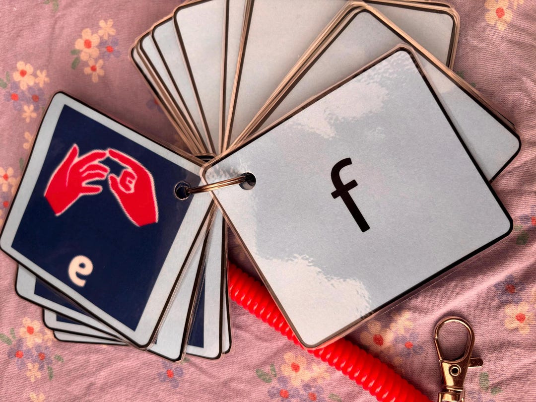 Makaton Alphabet Visual Flashcards - Etsy UK